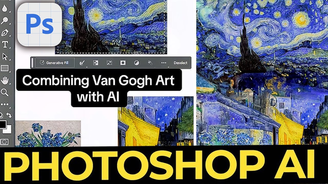 Vincent Willem van Gogh paint famous paintings Generative Fill Firefly ...