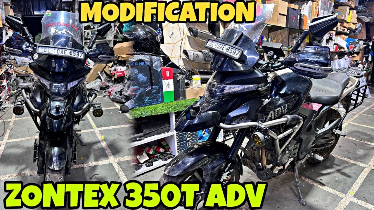 ZONTEX 350T ADV ko kardia Full Loaded Modified | Full System Exhaust ...