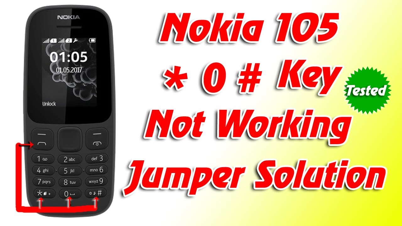 Nokia 105 * 0 # not working | Nokia TA1010 *0# now working | Nokia 105 ...