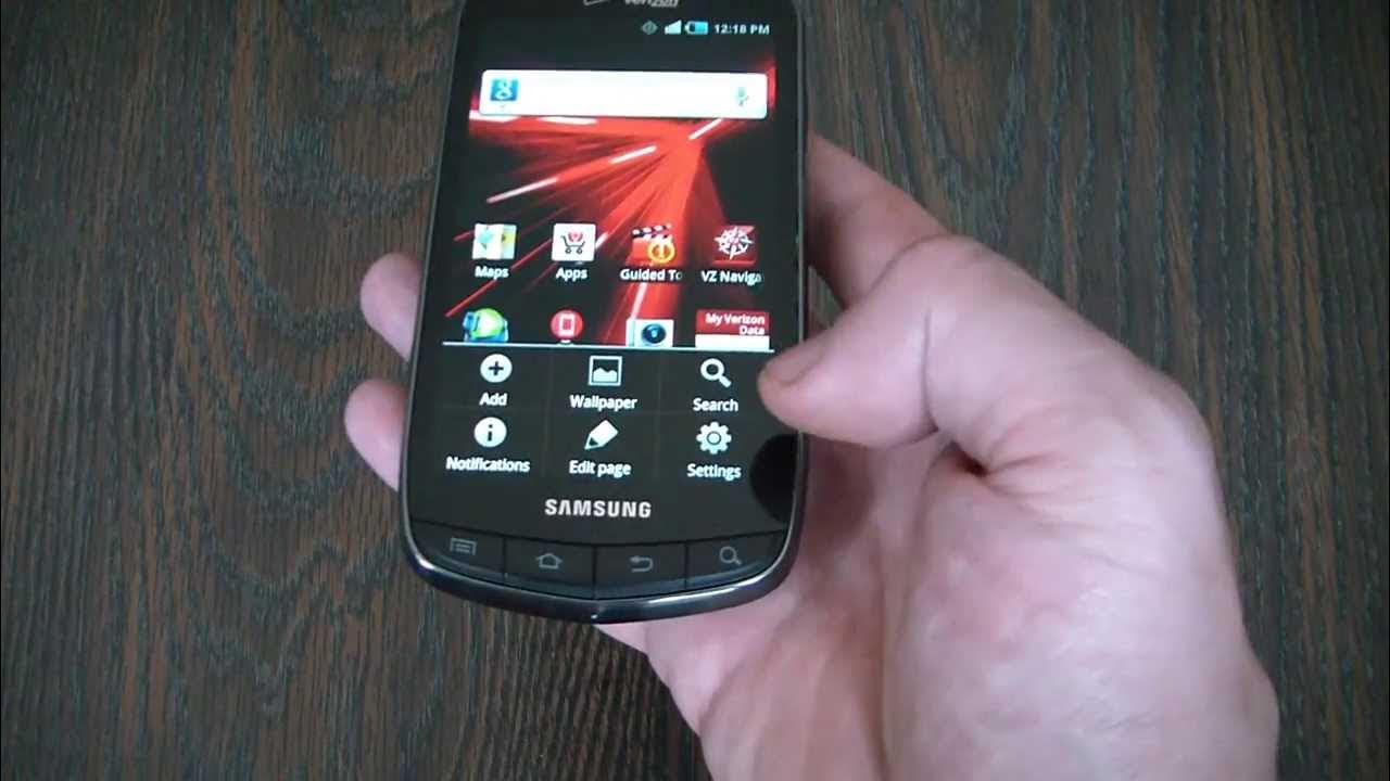 How To Restore A Samsung Droid Charge SCH-I510 Smartphone To Factory Settings - YouTube