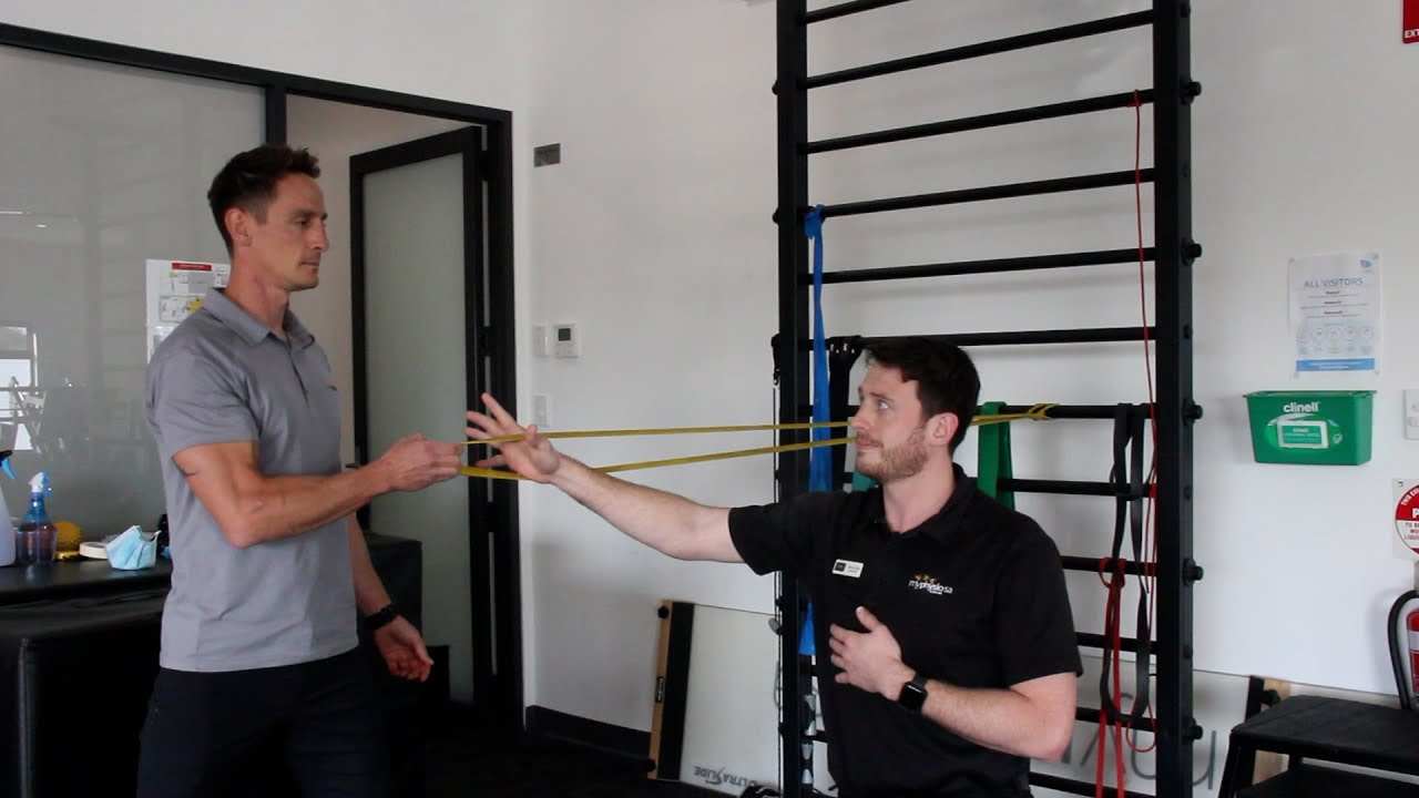 Advanced shoulder rehab Physio exercises for return to sport - YouTube