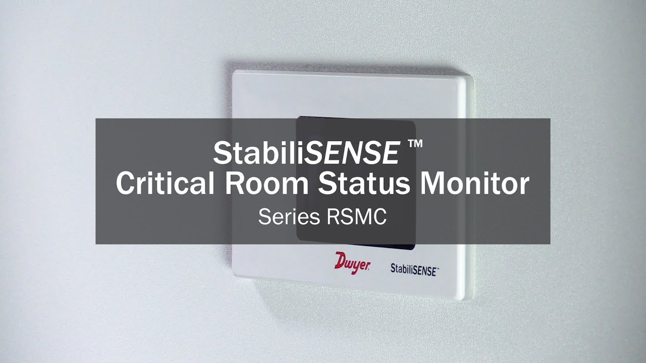 Series RSMC StabiliSENSE™ Critical Room Status Monitor - YouTube