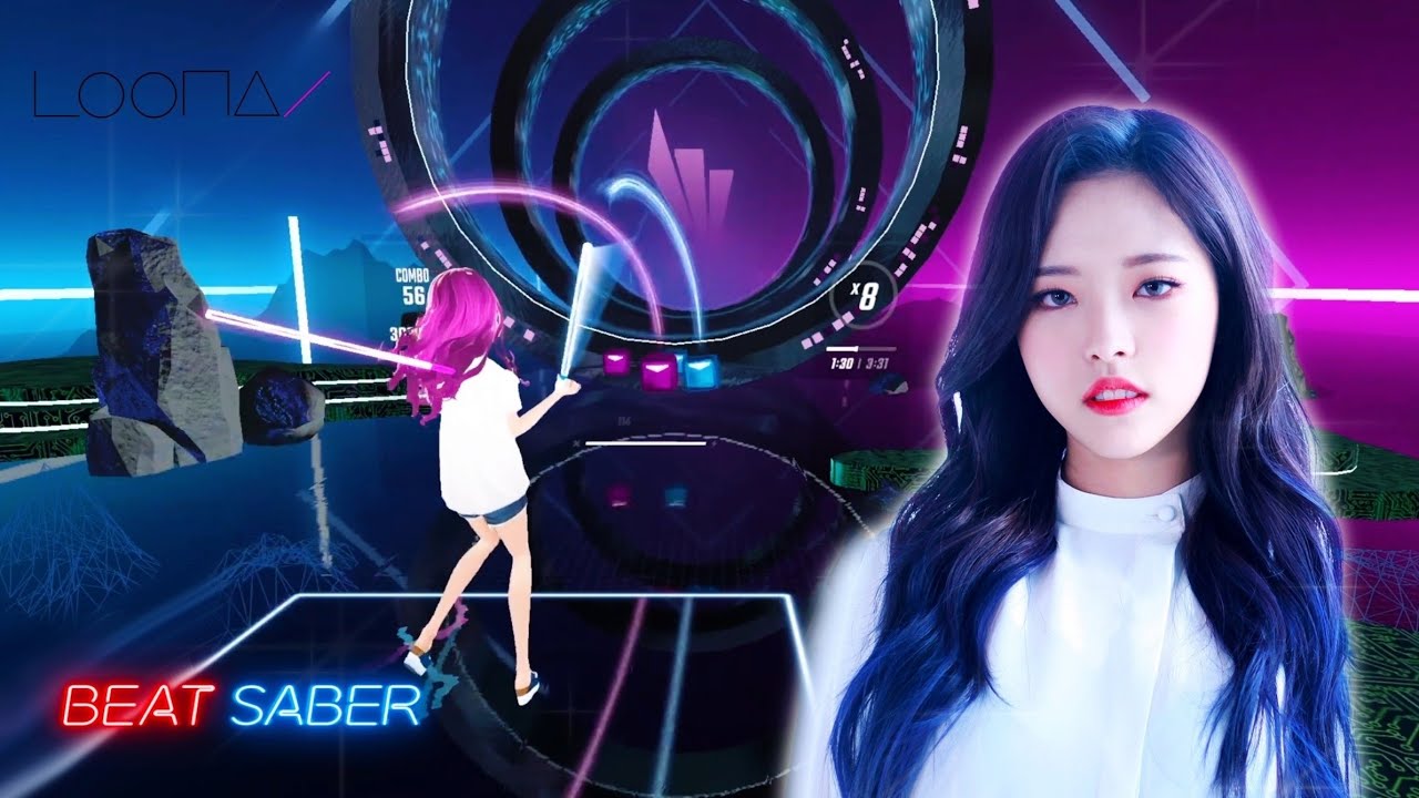 [Beat Saber] LOONA 이달의 소녀 Playback - Expert+ 88% S Rank! [Full Body ...