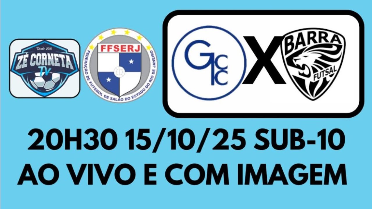 GCC X BARRA | SUB-10 FEDERAÇÃO COPA CARIOCA | 15-10-25 - YouTube