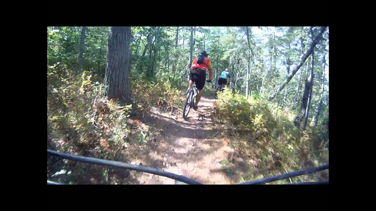 Copper Harbor Mountain Biking Downhill Run - YouTube