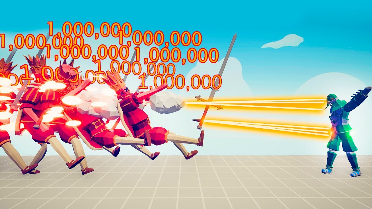 1,000,000 DAMAGE SENSEI vs EVERY FACTION | TABS Totally Accurate Battle ...