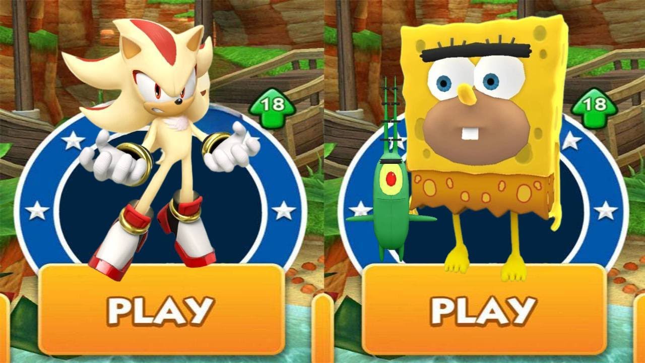 Spongebob: Sponge On the Run Cavman Runner vs Super Shadow vs All ...