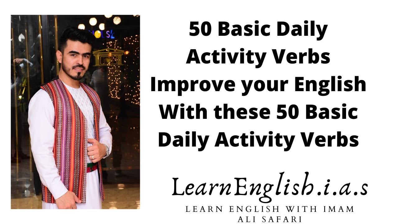 English for Beginners Lesson Four Daily Activities( 50 basic Daily ...