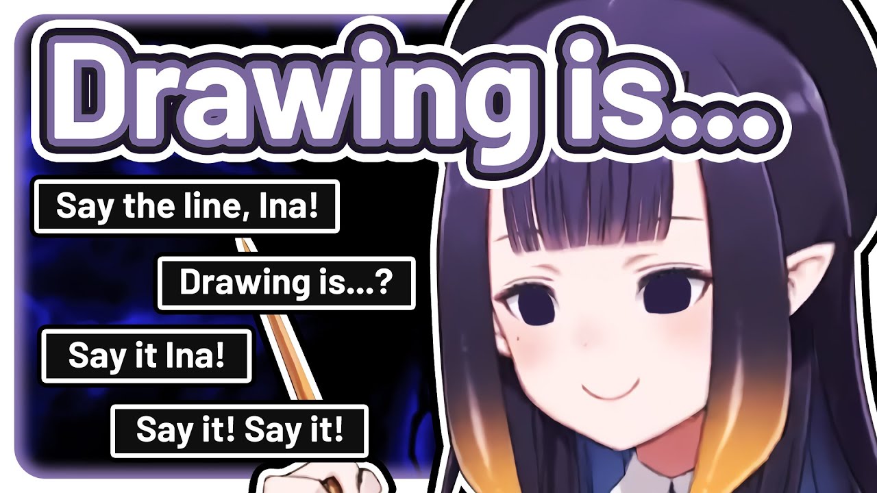 Ina tried so hard not to say the line... 【Hololive EN】 - YouTube