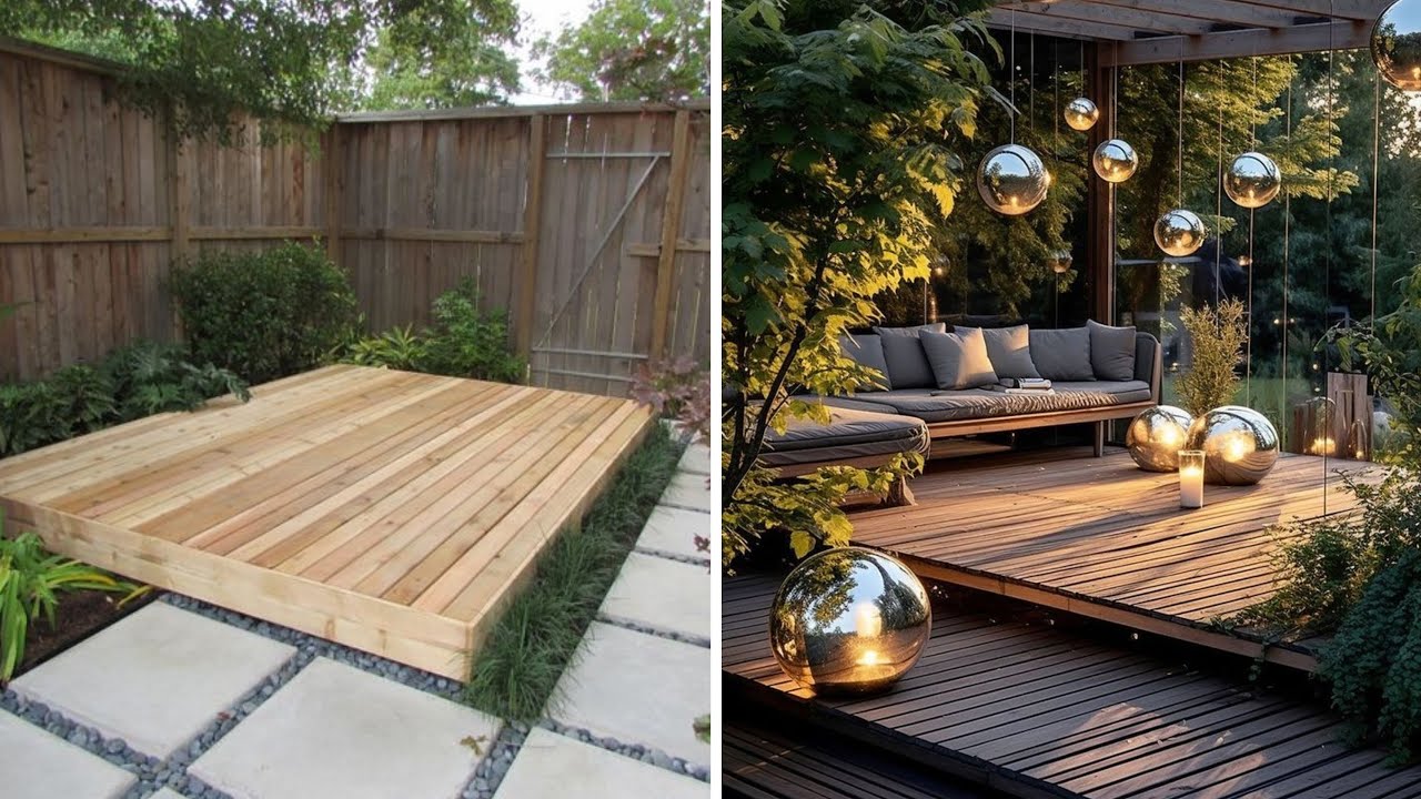 Decking ideas Garden | Decking ideas for Backyard | Patio Deck and ...