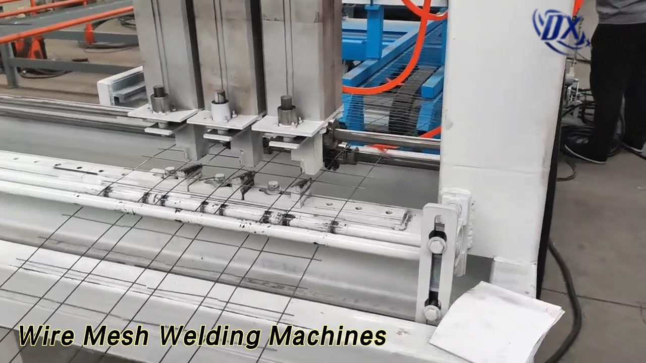 Brick Force Wire Mesh Welding Machines Power Saving PLC Stable - YouTube