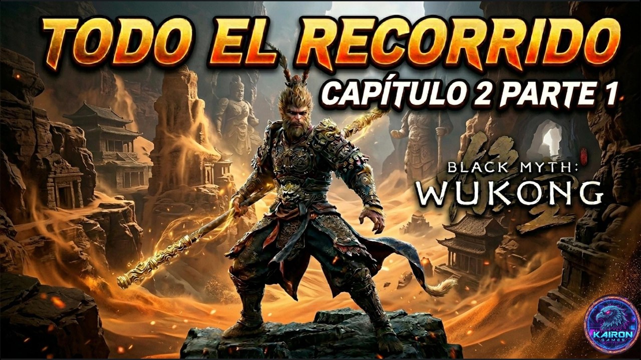 🐒 BLACK MYTH WUKONG | CAPÍTULO 2️⃣ PARTE 1: Arena amarilla, 🌅 Atardecer ...