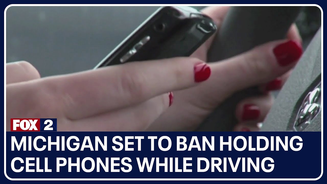Michigan set to ban holding cell phones while driving - YouTube