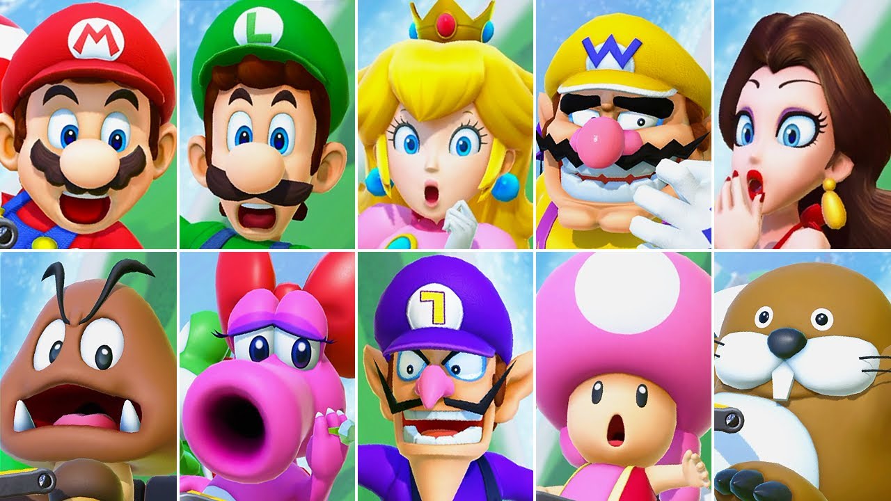 Super Mario Party Jamboree TV - All Characters Coaster Reactions - YouTube