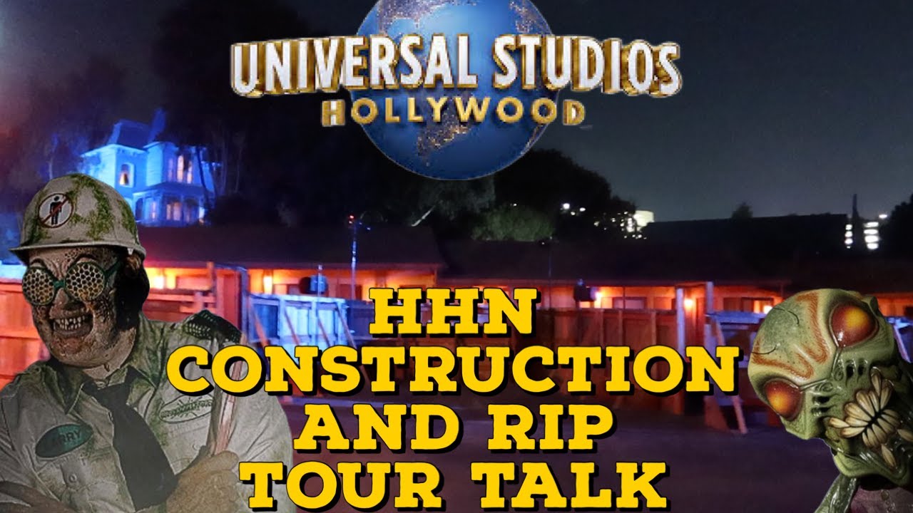 HHN HOLLYWOOD 2023 MID-AUGUST UPDATES and RIP TOUR TALK | NIGHT TIME ...