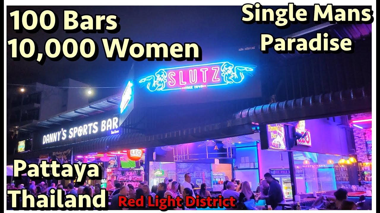 Amazing Walking Video Pattaya, Thailand. Red Light District. 4K - YouTube