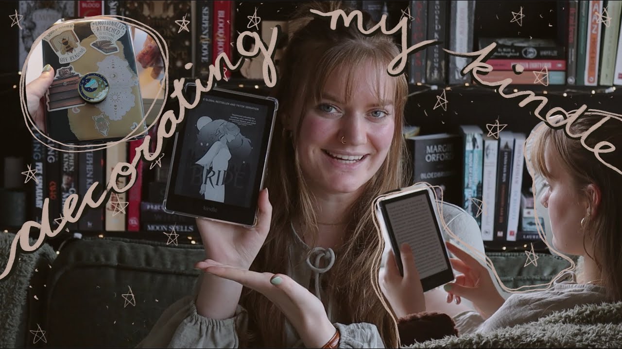 decorating my kindle ☽ - cozy unboxing and cutifying my first e-reader ...