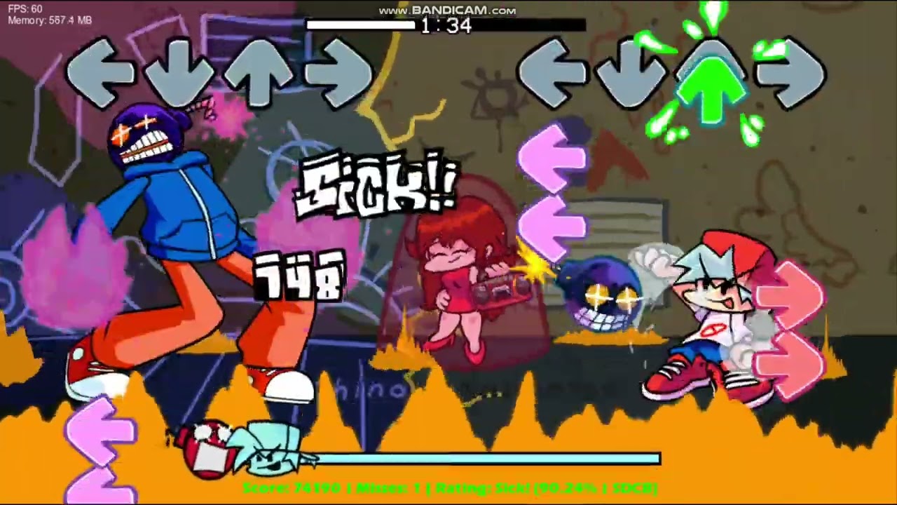 Ballistic | FNF Whitty's Fire Night Fury | Ice BoyFriend VS Fire Whitty ...