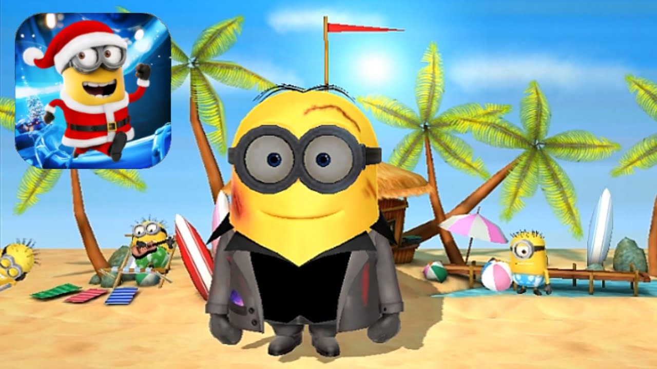 Minions rush Disco minion Exclusive costume - YouTube