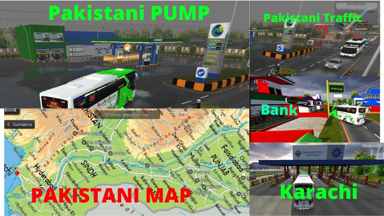 How to add pakistani map in bus simulator indonesia |Pakistani building ...