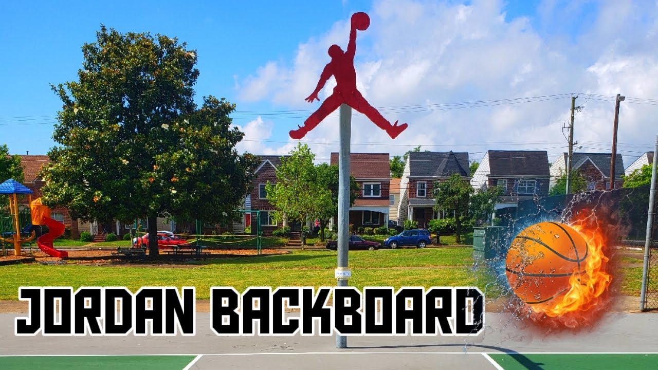 Jordan "The Last Dance" Backboard! Coolest BBall Backboard in the WORLD ...