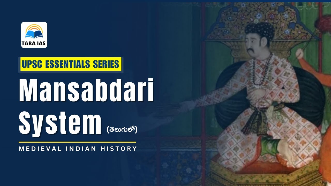 Mansabdari System | In Telugu | Medieval Indian History | Important ...