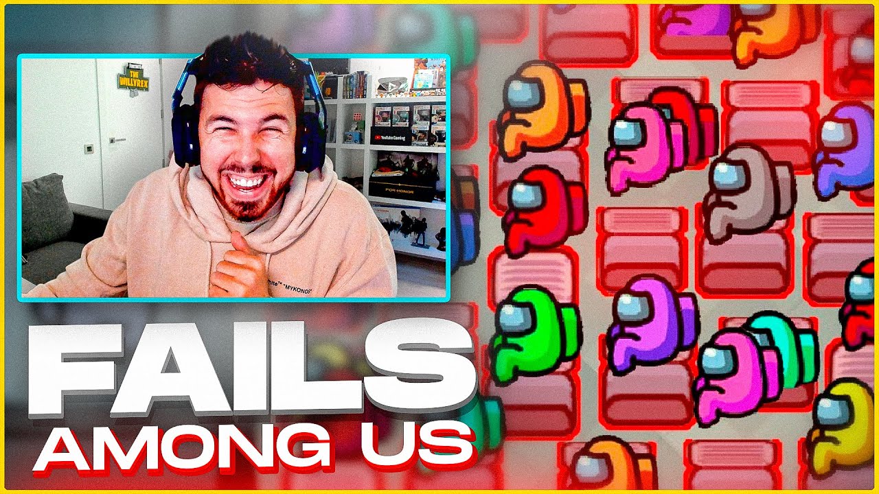 AMONG US - FAILS Y MEJORES MOMENTOS (Reaccionando) - YouTube