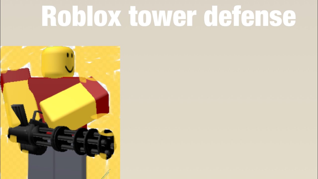 tower defense roblox - YouTube