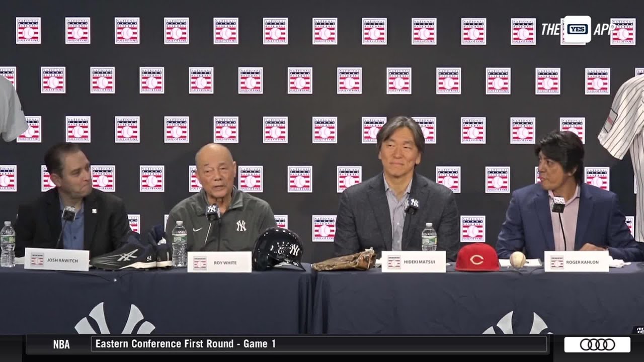 Hideki Matsui & Roy White on new exhibit in Cooperstown - YouTube