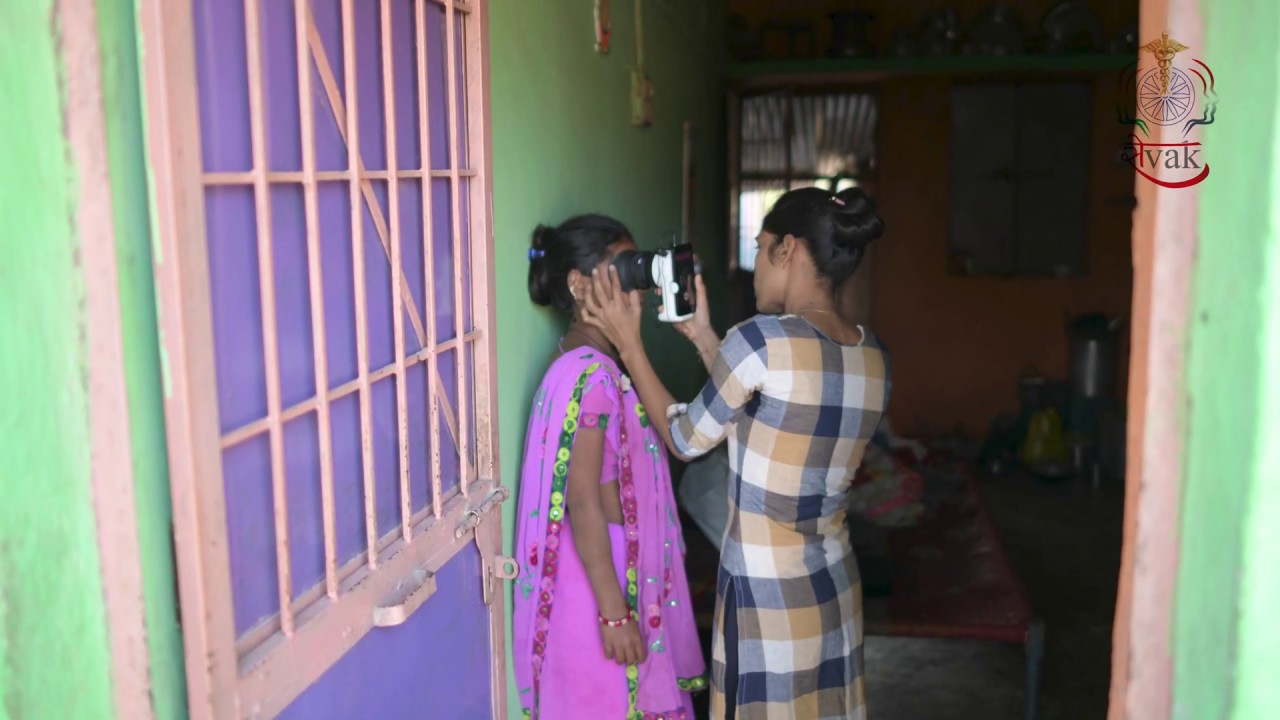 Screening for anemia with ToucHB machine by Sevak Anjana in Choranda ...