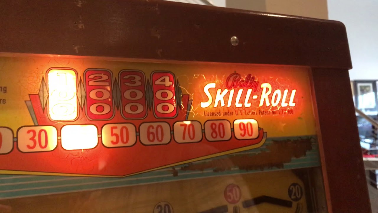 1958 Bally Skill Roll - Vintage Nickel Arcade Game - YouTube