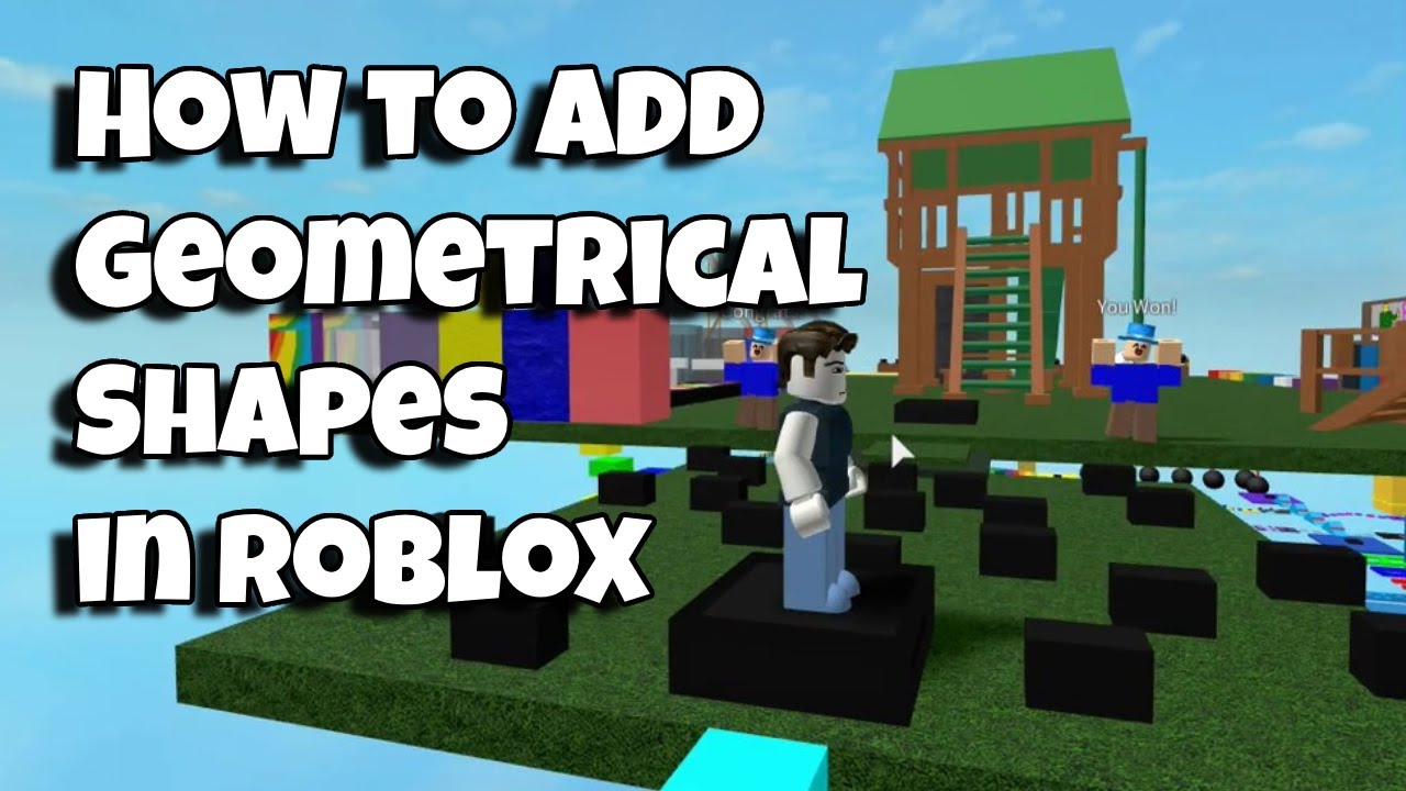 How to Add Geometrical Shapes in Roblox - YouTube