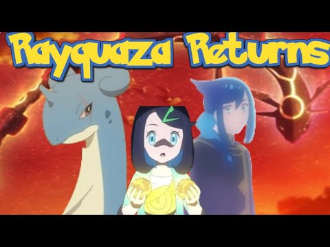 Rayquaza Returns!! The Hero Face Revealed!!! Pokémon Horizons Review ...