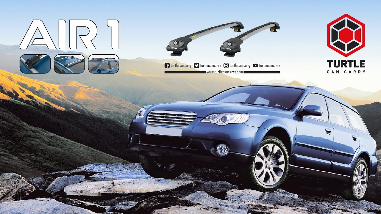 Subaru Outback (Turtle Air-1 Roof Rack - Ara Atkı) - YouTube