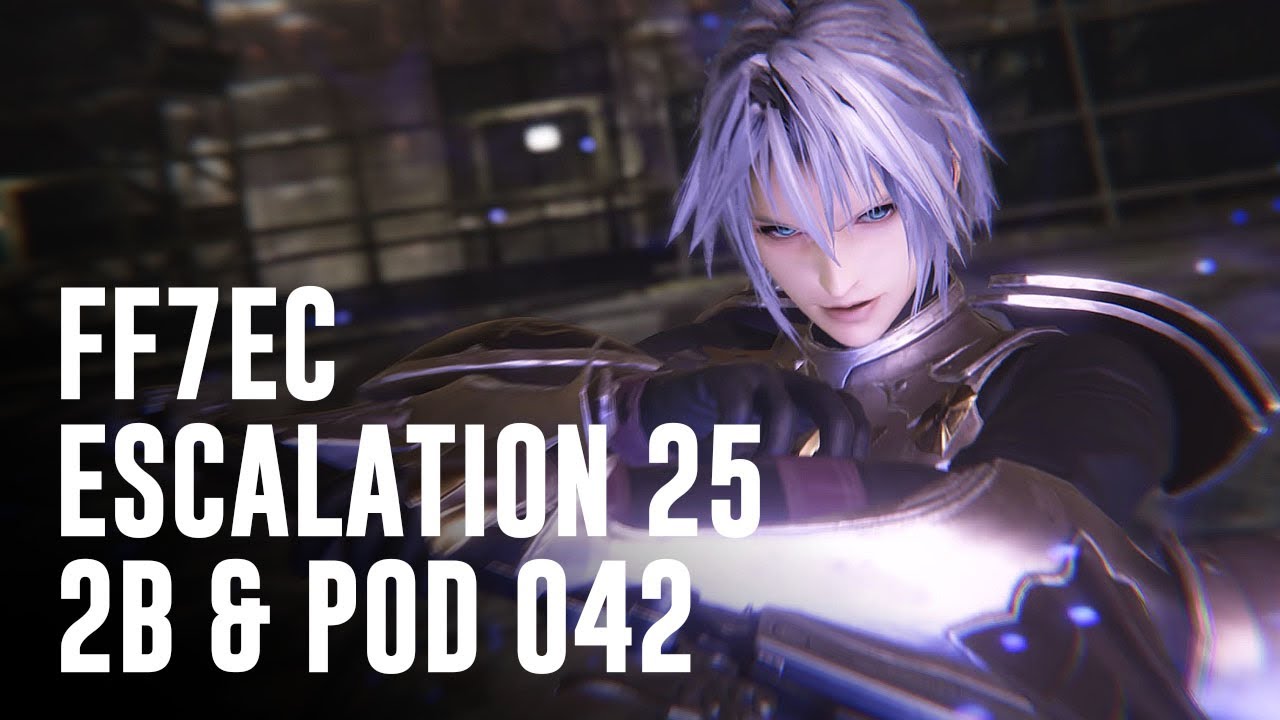 FF7 Ever Crisis Nier 2B & Pod 042 Escalation Challenge Lv 25 With ...