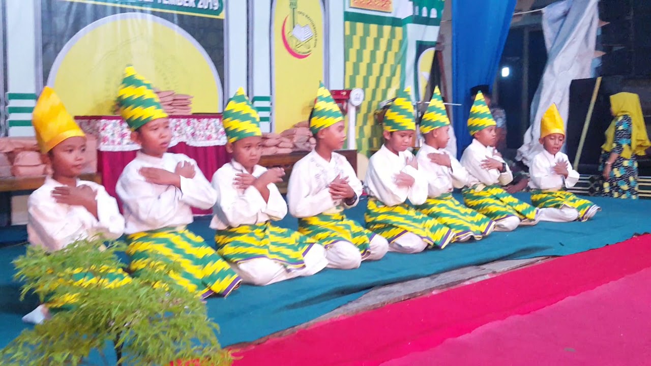 Tari Rodat Cilik Santri TPQ Baitusshalihin - YouTube