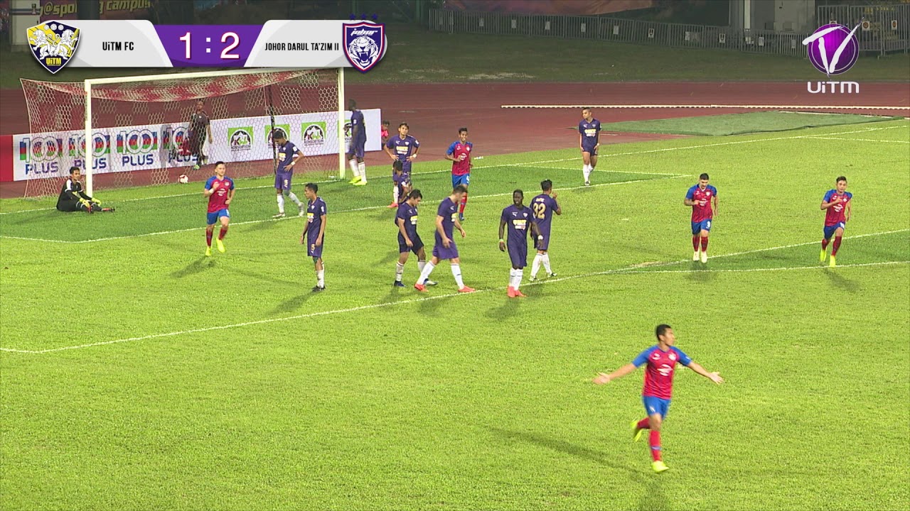 Highlight UiTM FC vs JDT II (1-2) Liga Premier Malaysia 2019 - YouTube