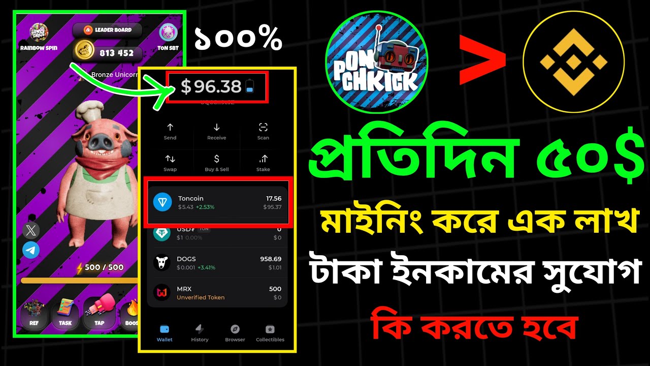 Ponchkick Bot এ কাজ করার নিয়ম। Ponchkik Airdrop থেকে প্রতিদিন $50 ...