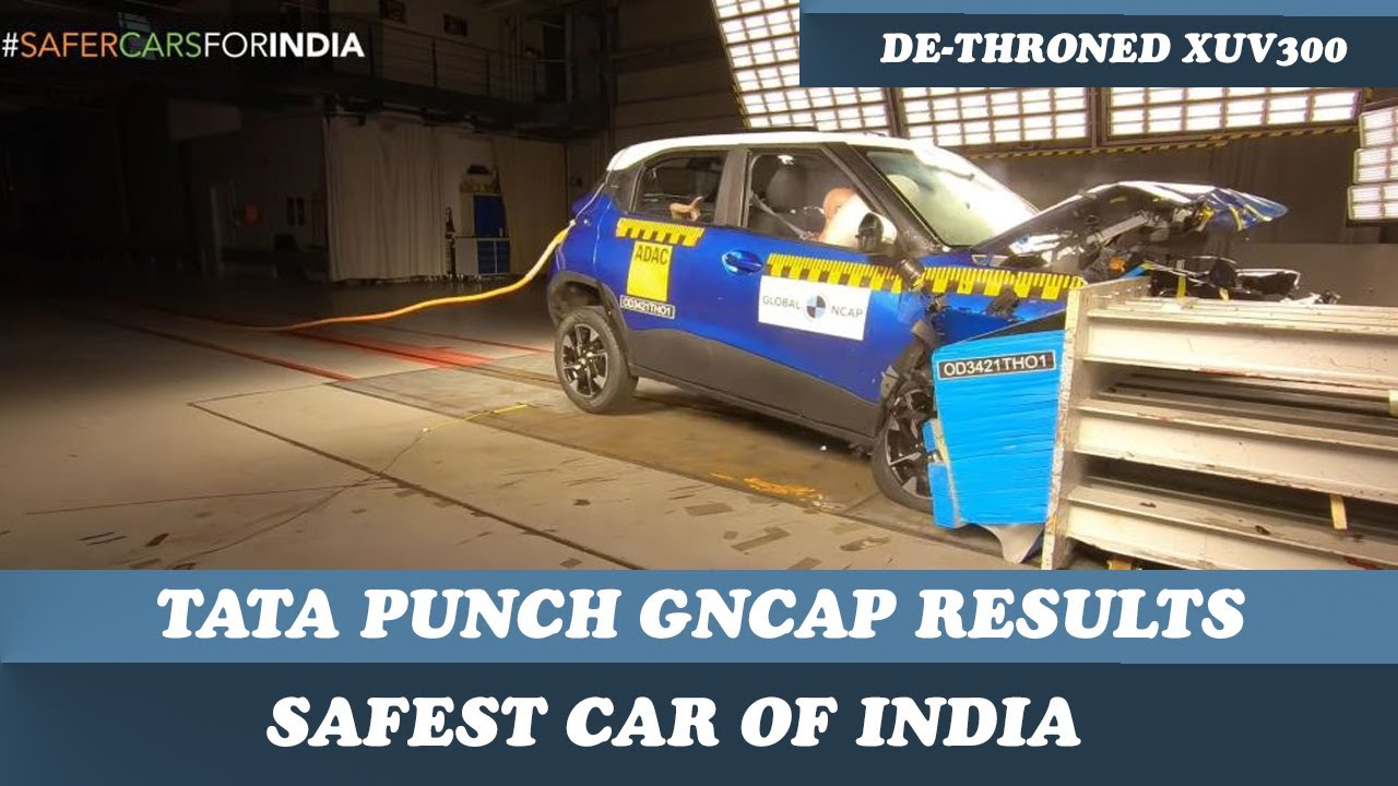 Tata Punch GNCAP Rating | 5-Star Rating| Micro-SUV | #TataPunch # ...