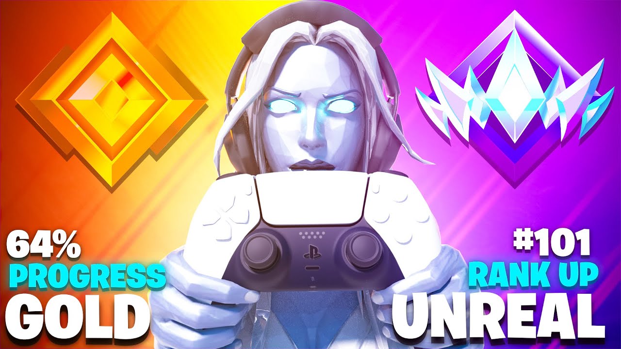 Gold to Unreal Controller Speedrun (Fortnite Season 4 Ranked) - YouTube
