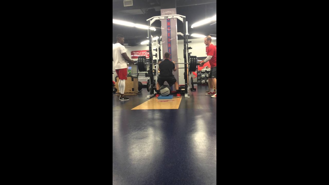 Todd Riedel 365 Front Squat - YouTube