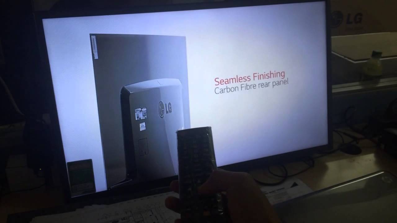 Welcome screen on LG - YouTube