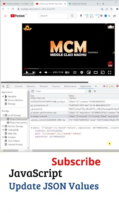 Javascript In Telugu Javascript Objects Update Values Json Tutorial Javascript Tutorial
