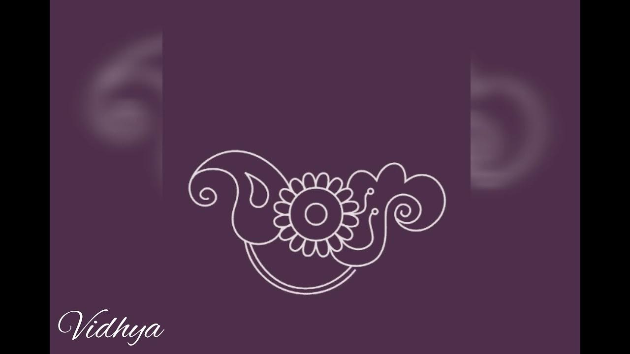Rangoli Kolam Flower Rangoli Rangoli Animation Youtube