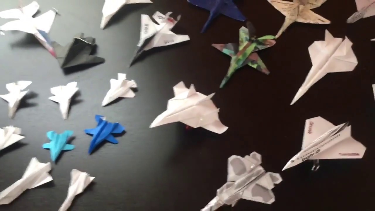 Amazing Origami Airplanes |Collection| - YouTube