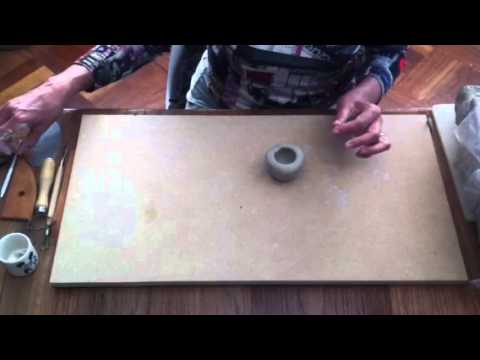 Clay thumb pot - YouTube