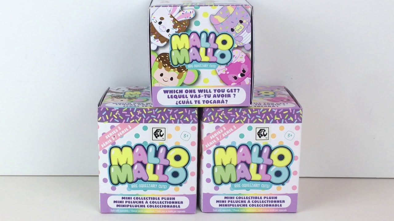 Mallo Mallo Series 3 Mini Plush Blind Boxes Unboxing & Review #blindbox ...