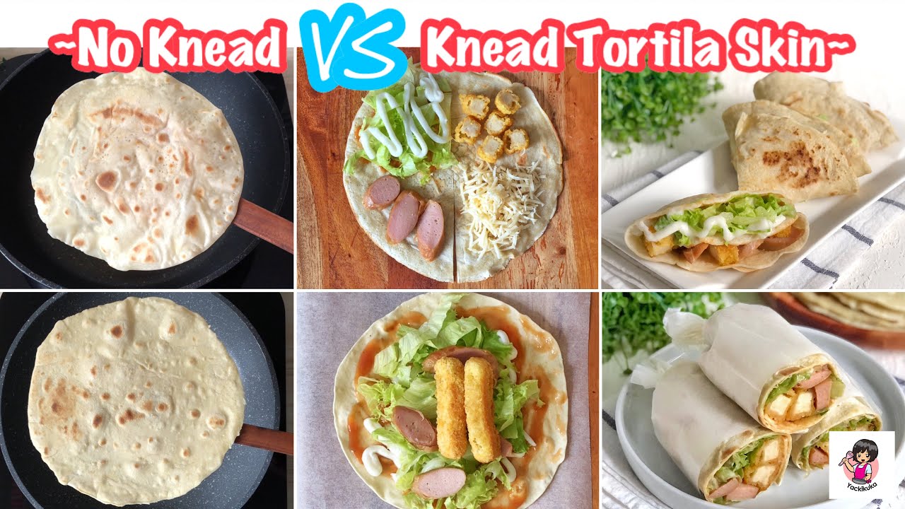 VIRAL!! Made your own TORTILLA SKIN! Kulit TORTILLA Tanpa Ulen VS ...