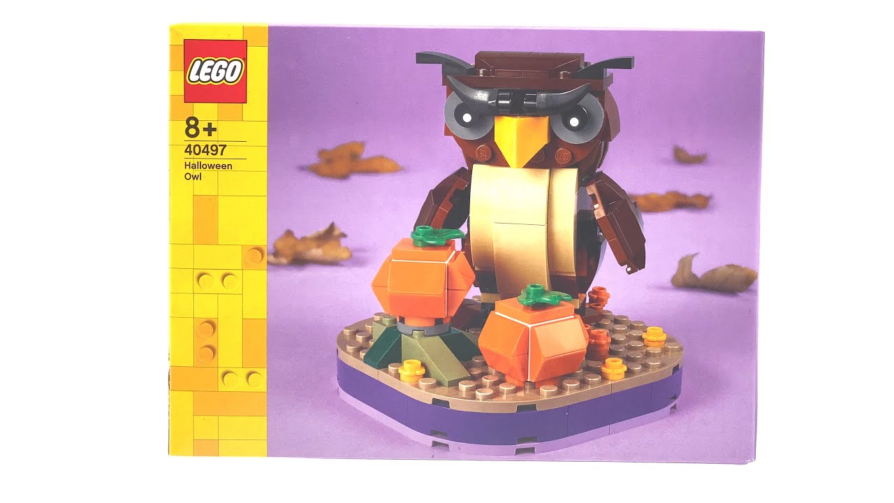 Lego® Seasonal 40497 Halloween Owl / Speed Build / Unboxing - YouTube