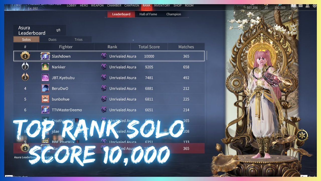 Top Rank Solo Score 10,000 season 10 | Naraka Bladepoint - YouTube